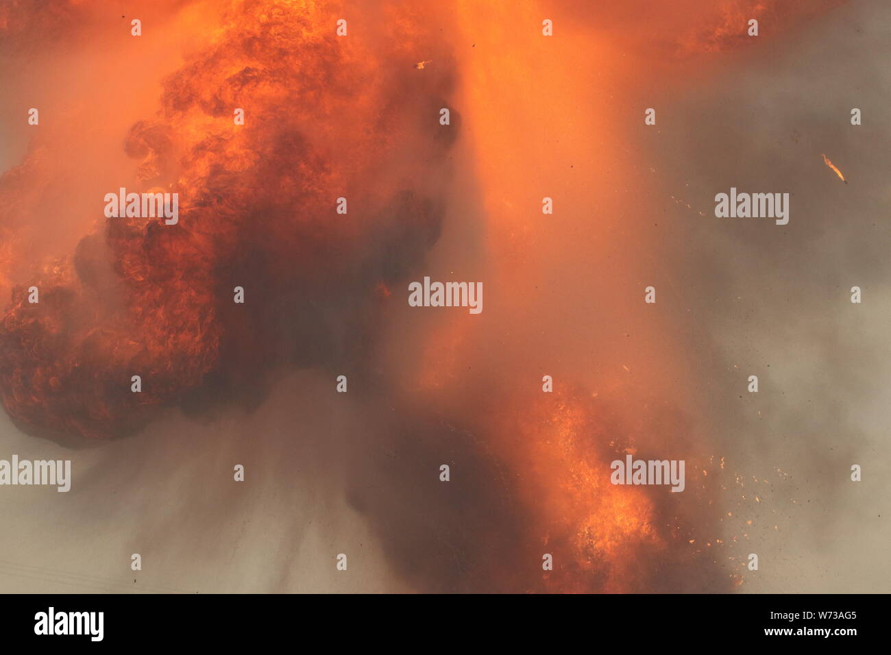 7th July 2019 Bradford-Yorkshire War Weekend - Pyrotechnic explosion ...