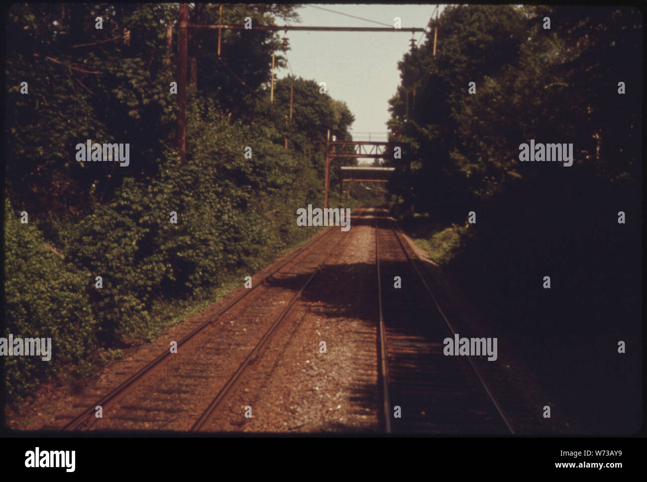 TRACKS FROM A VIEW THE ENGINEER WOULD SEE ON A SOUTHEASTERN ...