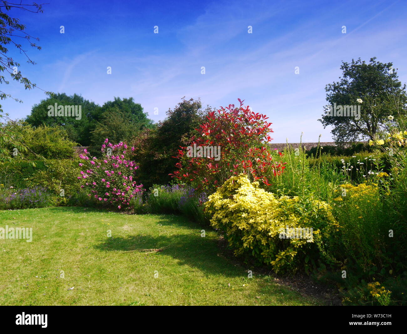 Down Grange Walled Garden Basingstoke Stock Photo - Alamy