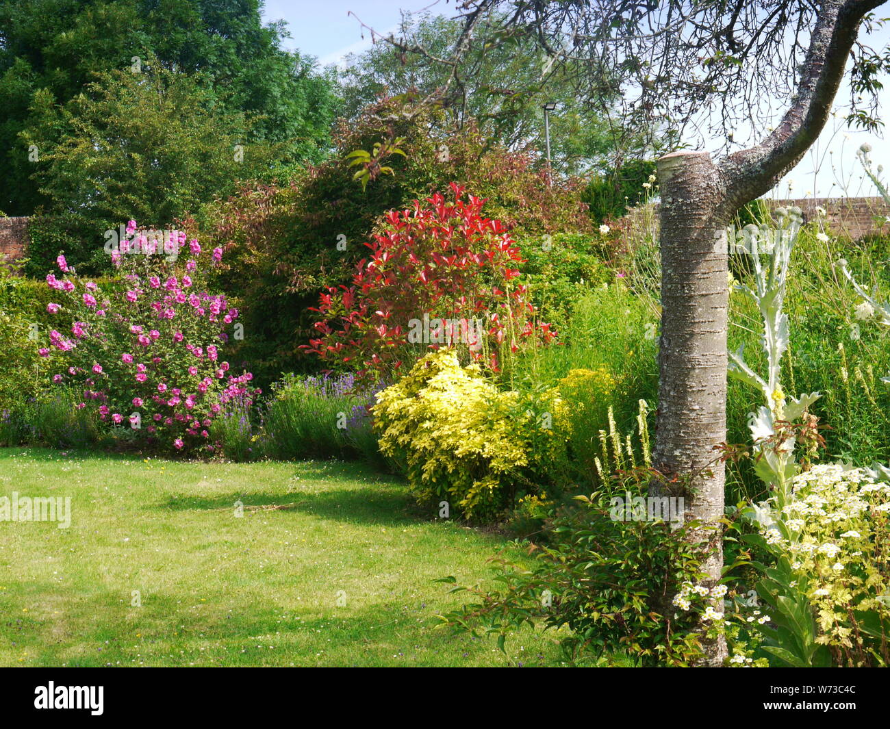 Down Grange Walled Garden Basingstoke Stock Photo - Alamy