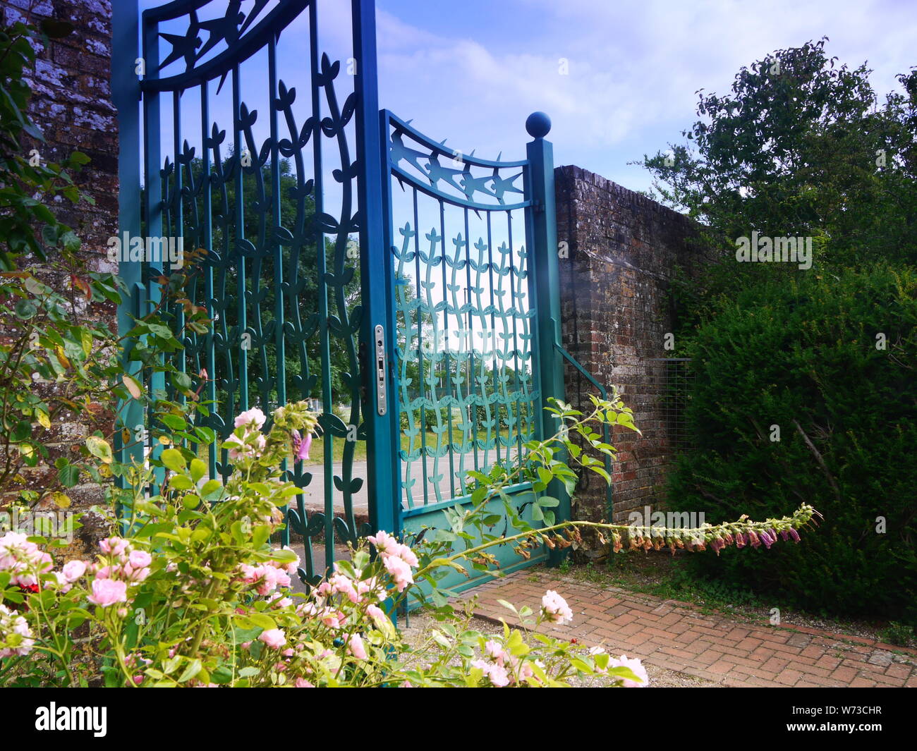 Down Grange Walled Garden Basingstoke Stock Photo - Alamy