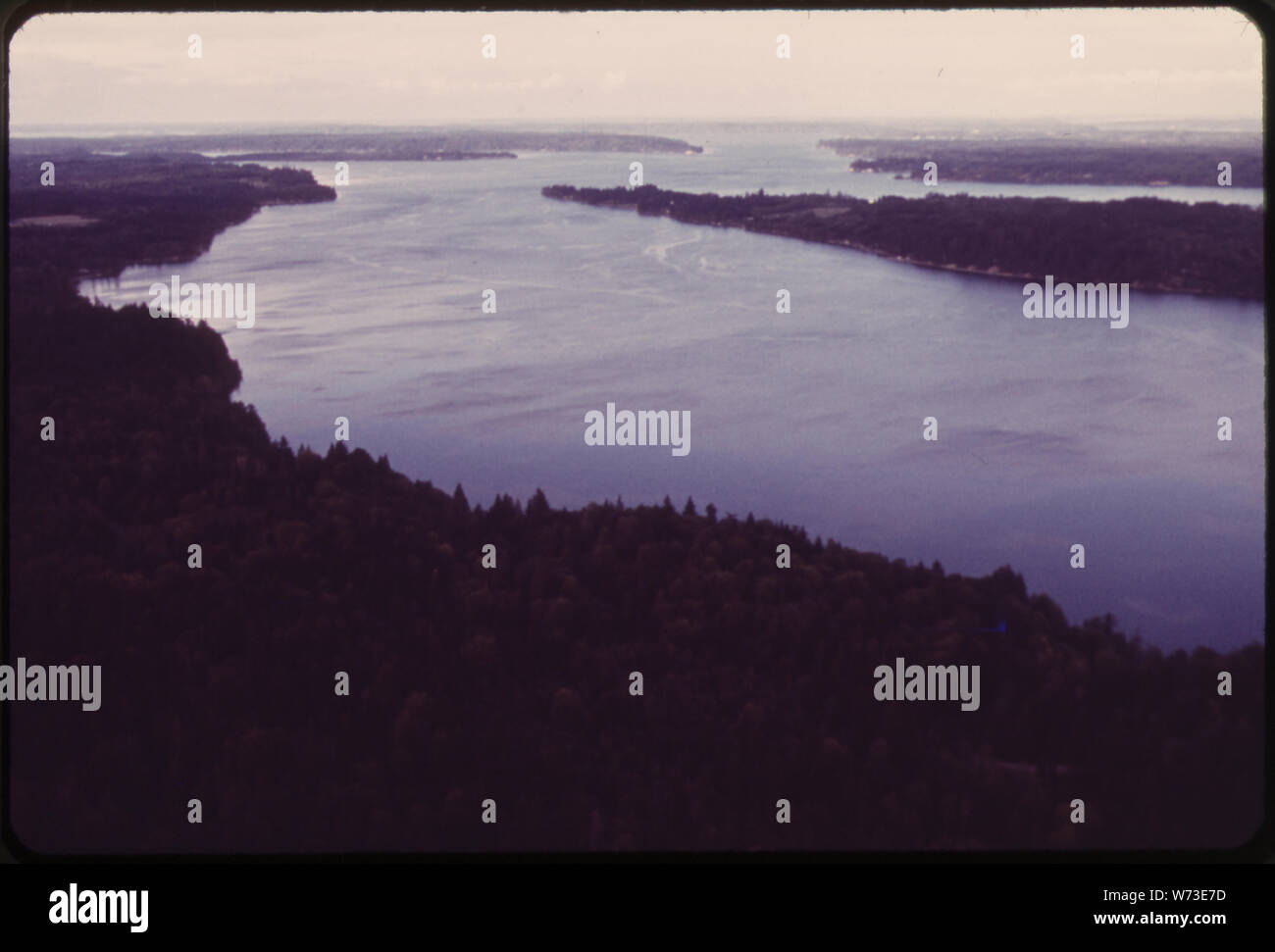 WATERWAYS OF LOWER PUGET SOUND NEAR OLYMPIA Stock Photo - Alamy
