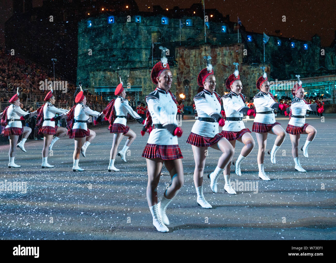 2019 Royal Edinburgh Military Tattoo, performed on the esplanade at ...