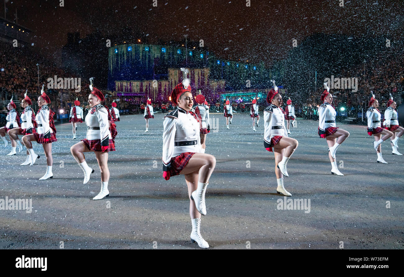 2019 Royal Edinburgh Military Tattoo, performed on the esplanade at ...