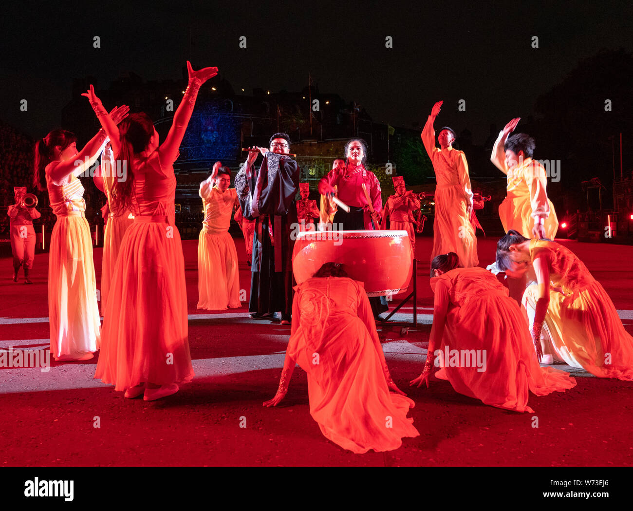 Beijing Marching Wind Band and Cultural Display at 2019 Royal Edinburgh ...