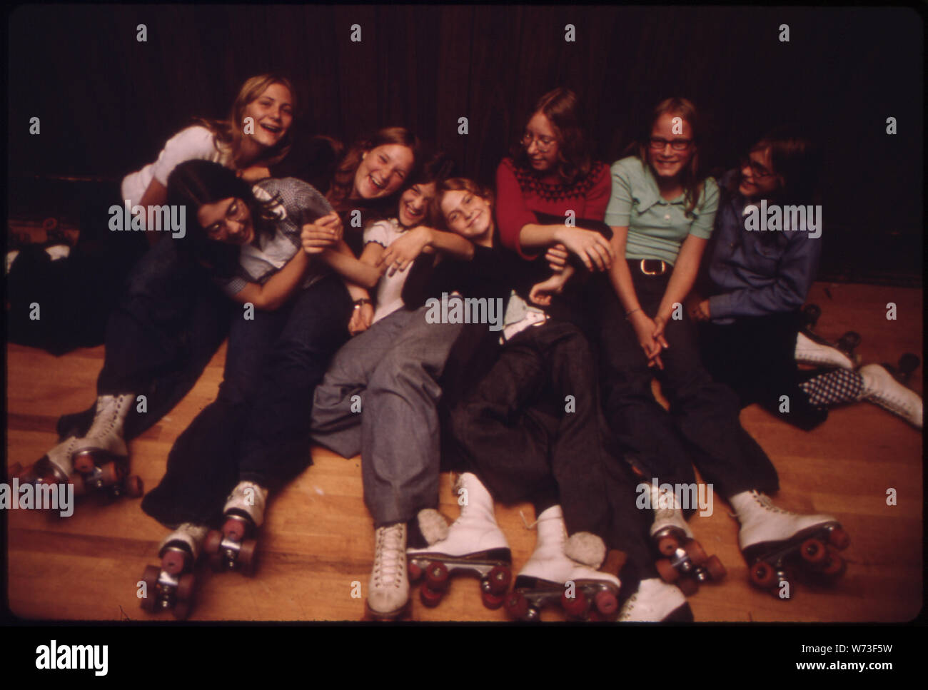 Roller rink 1960s hi-res stock photography and images - Alamy