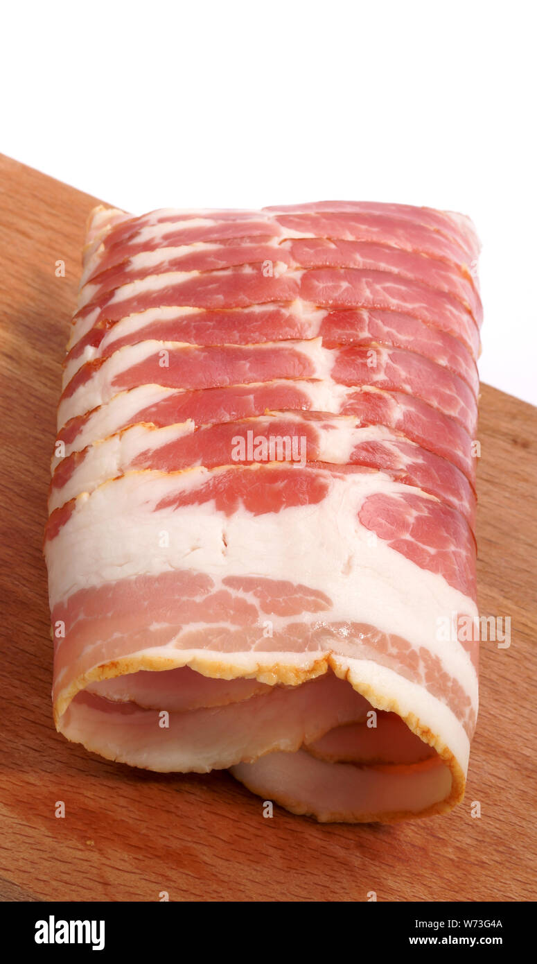 Stack of fried bacon hi-res stock photography and images - Alamy