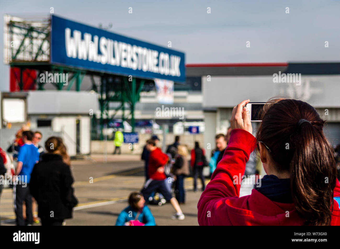 Silverstone circuit sign hi-res stock photography and images - Alamy