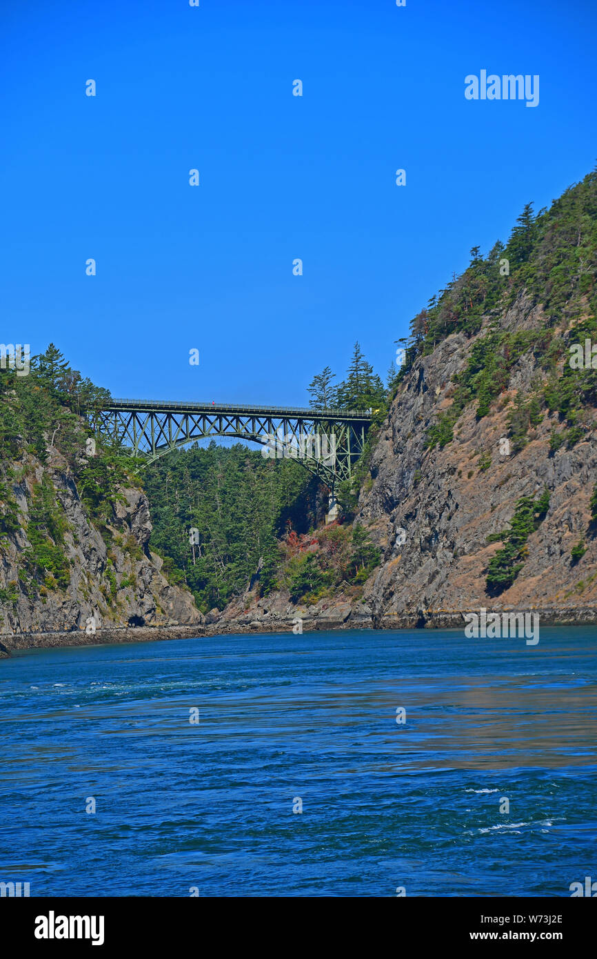 Deception Pass Bridge Whidbey Island High Resolution Stock Photography ...