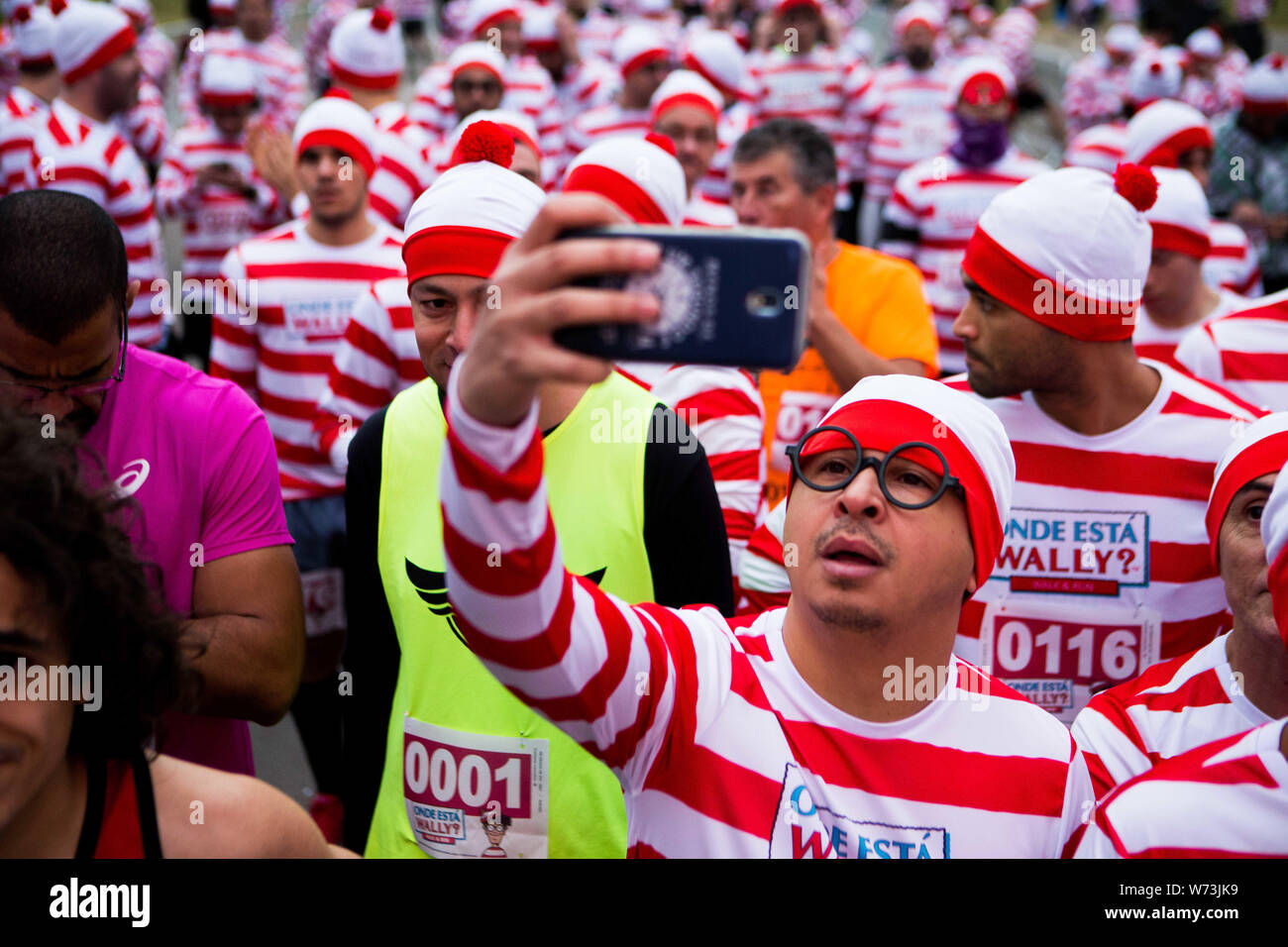Sao Paulo, Brazil. 4th Aug, 2019. Thousands of people dressed as the ...
