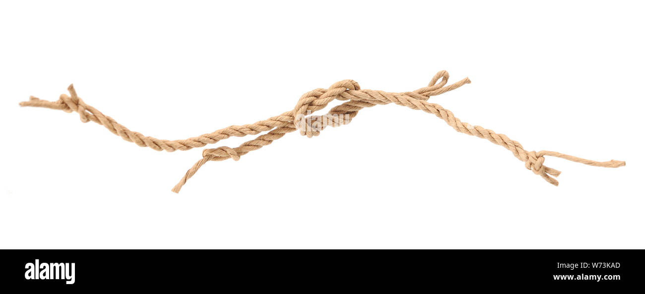 paper knot isolated on white Stock Photo - Alamy