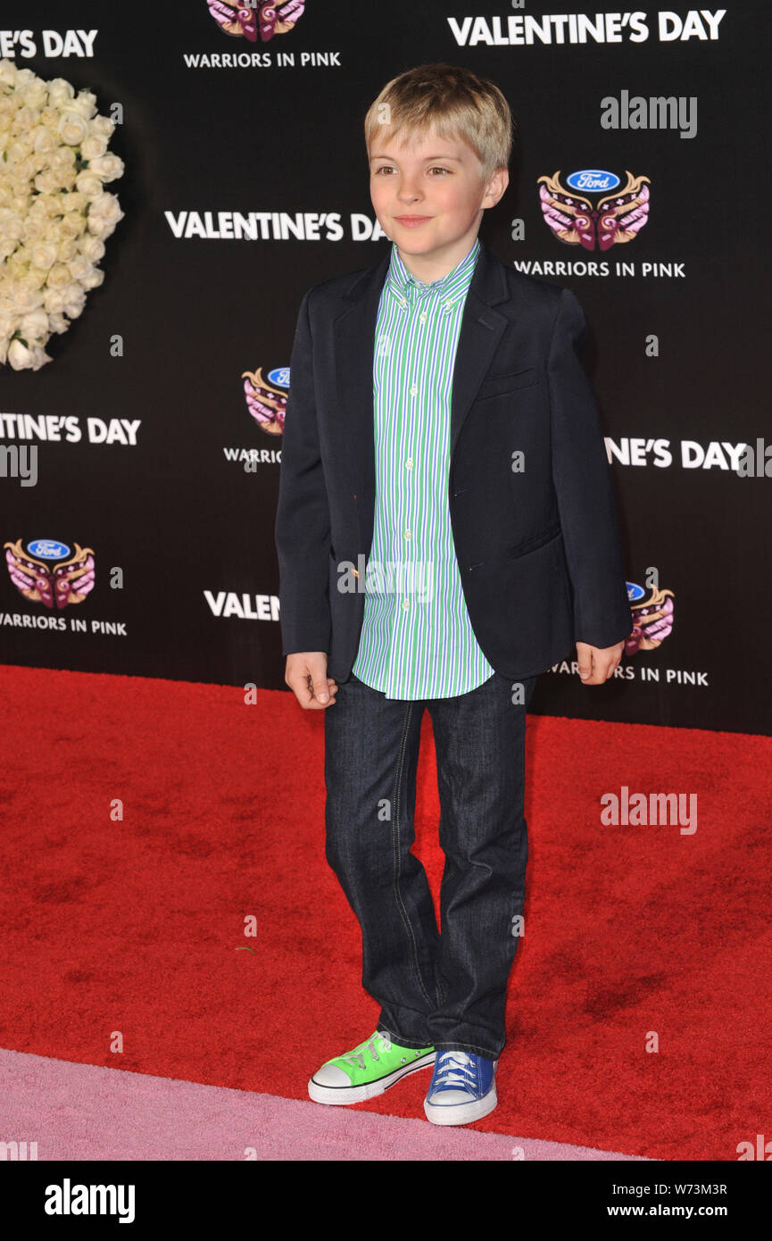 LOS ANGELES, CA. February 08, 2010: Bryce Robinson at the world ...