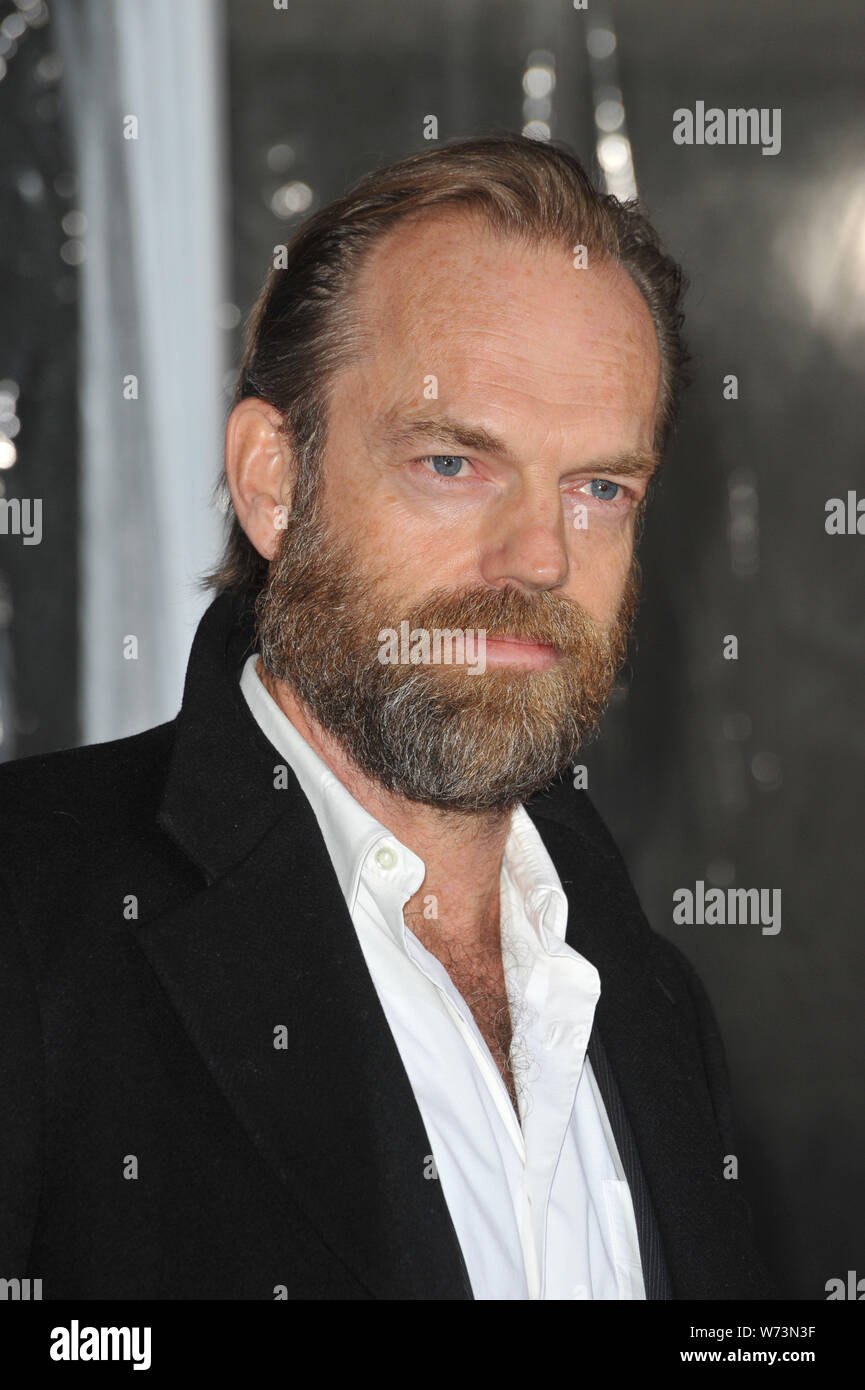 LOS ANGELES, CA. February 09, 2010: Hugo Weaving at the US premiere of ...