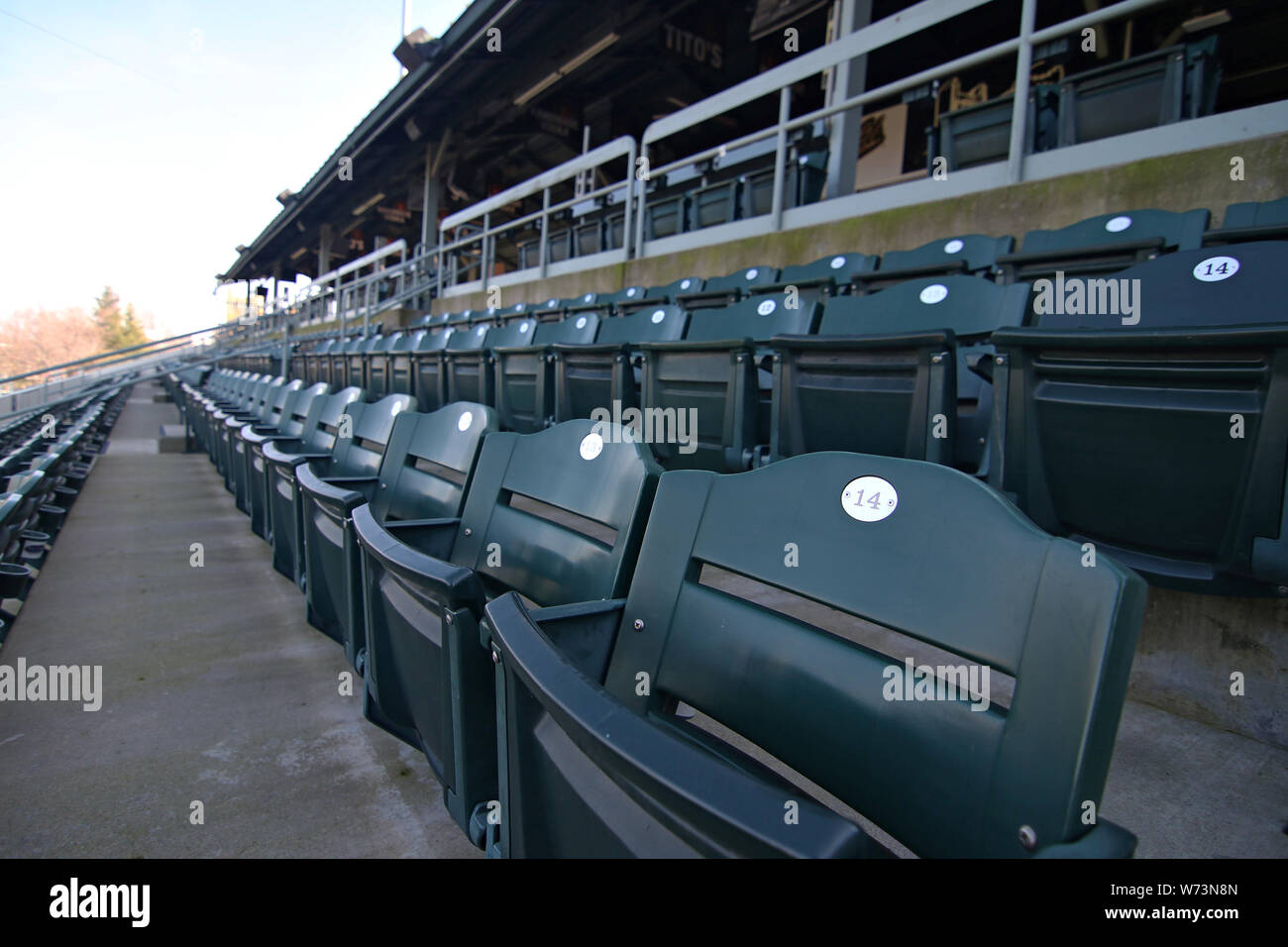 Professional baseball field in West Sacramento, CA USA Stock Photo - Alamy