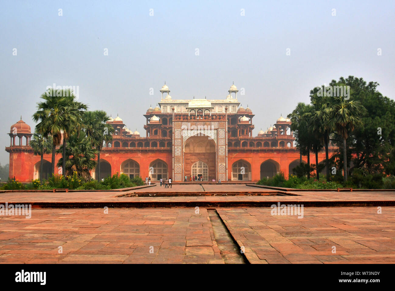 Akbar's tomb, Sikandra, Uttar Pradesh, India, Asia Stock Photo - Alamy