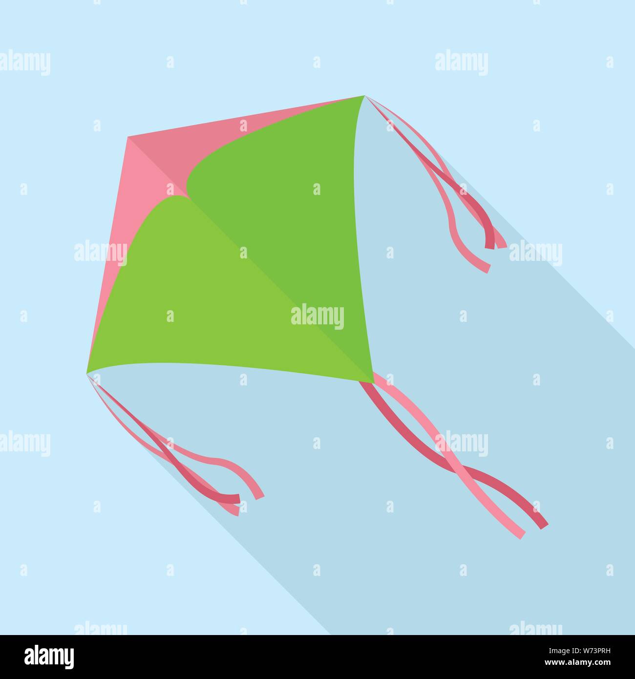 Red ribbon and kite Stock Vector Images - Alamy