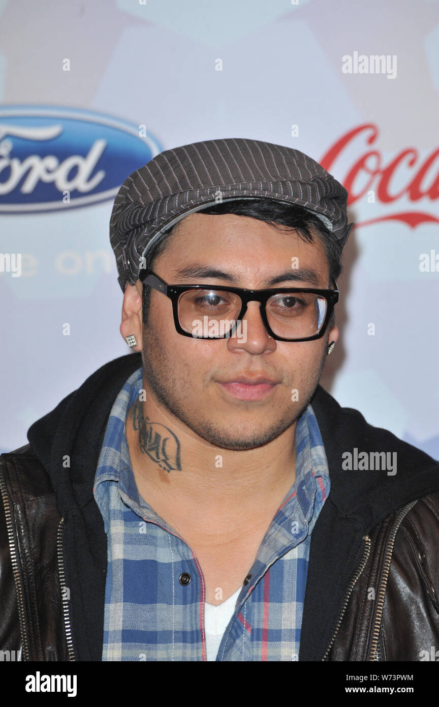 Andrew garcia americn idol final 12 party 2010 hi-res stock photography ...