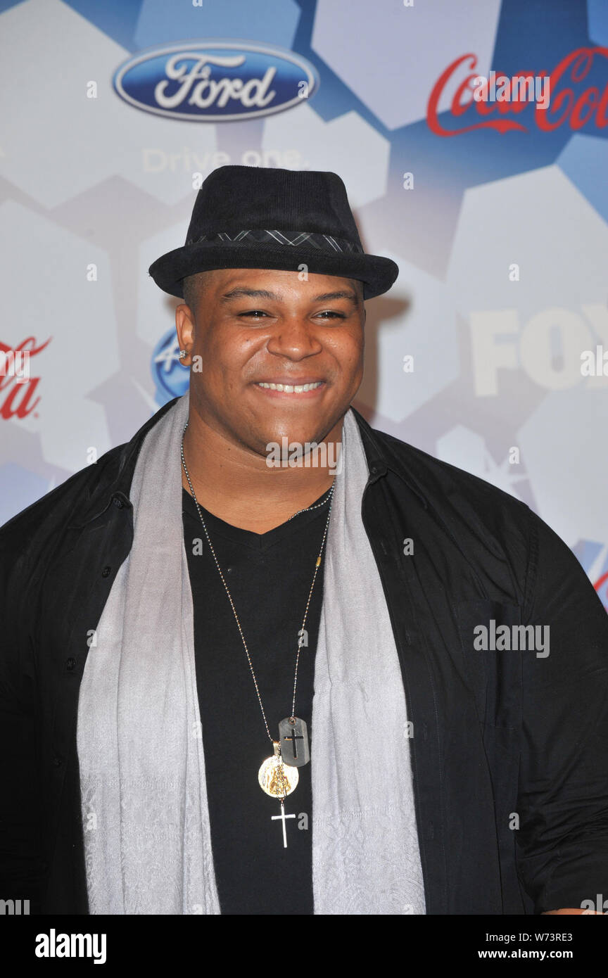 LOS ANGELES, CA. March 11, 2010: American Idol finalist Michael Lynche ...