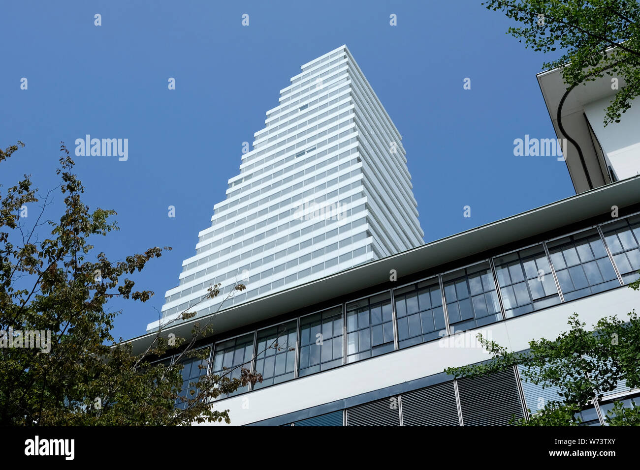 Roche tower basel hi-res stock photography and images - Alamy