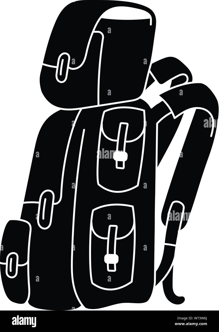 Tourist backpack icon, simple style Stock Vector Image & Art - Alamy