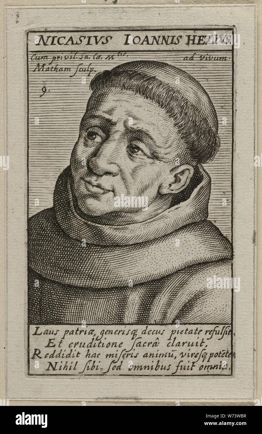 De heilige Nicasius van Heeze Nicasius Ioannis Hezius Stock Photo - Alamy