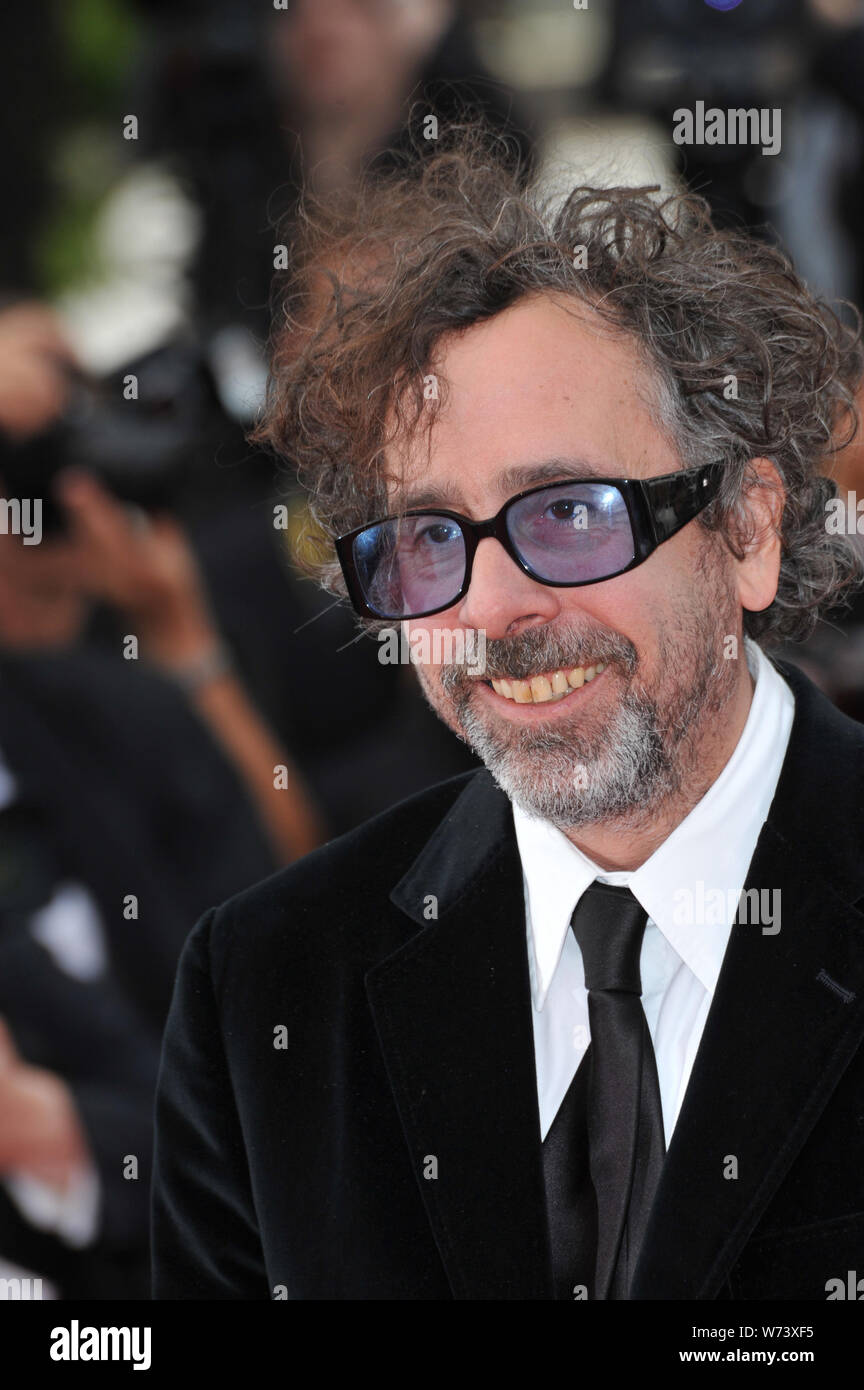 Tim burton cannes film festival robin hood premiere hi-res stock ...