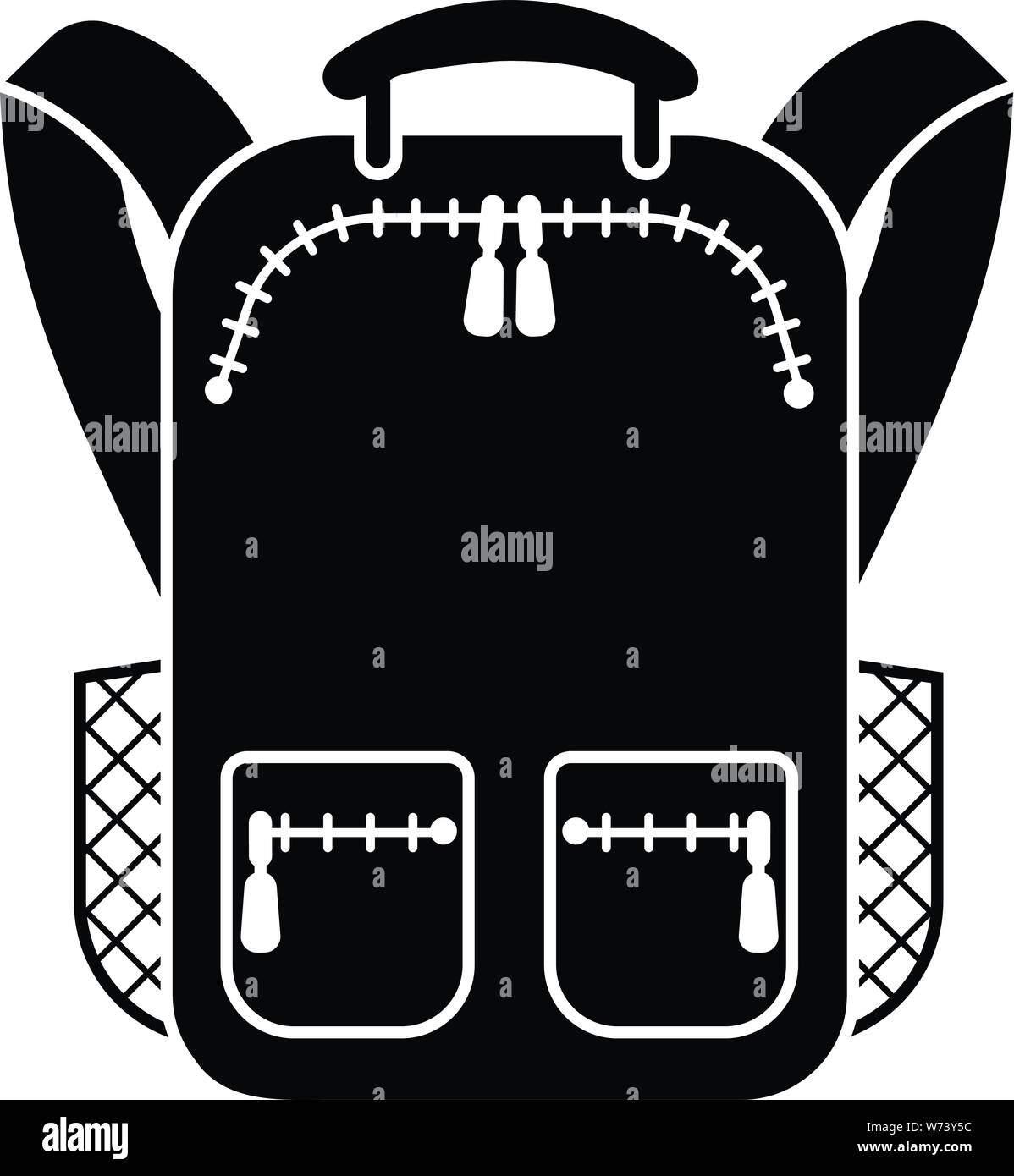 Hiking backpack icon, simple style Stock Vector Image & Art - Alamy