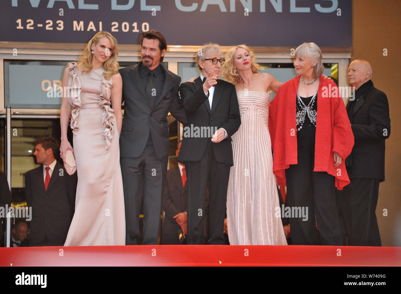CANNES, FRANCE. May 16, 2010: Lucy Punch (left), Josh Brolin, Woody ...
