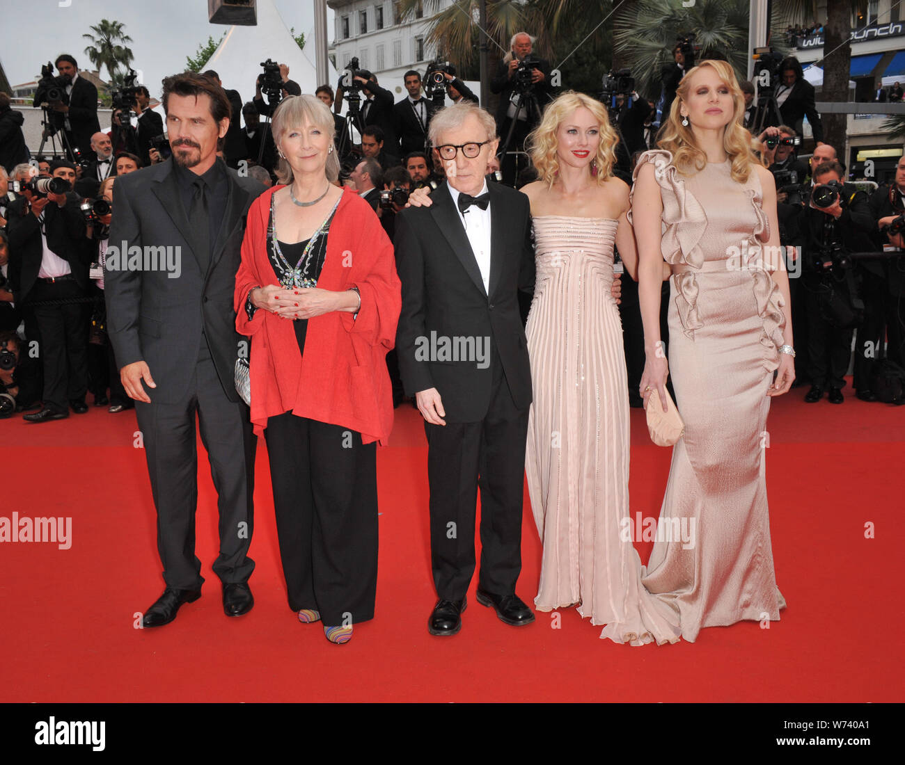 CANNES, FRANCE. May 16, 2010: Josh Brolin, Gemma Jones, Woody Allen ...