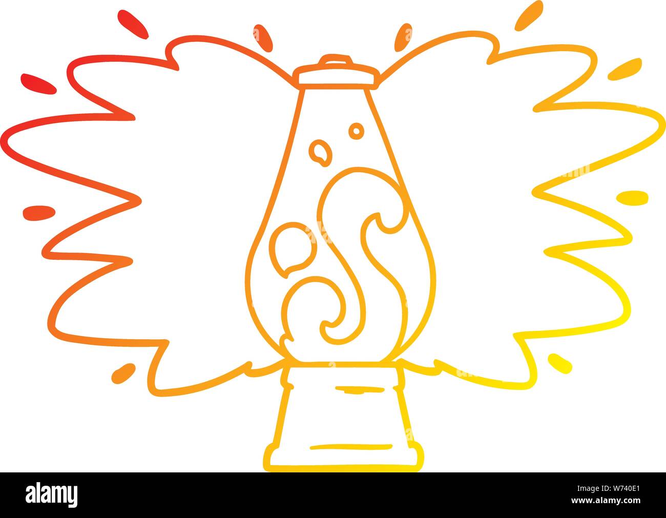 Hand drawn cartoon lava lamp hi-res stock photography and images - Alamy