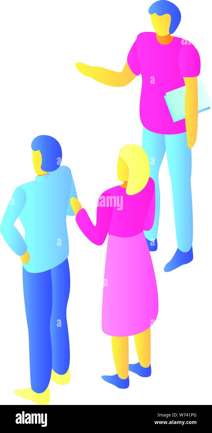 Manager group icon, isometric style Stock Vector Image & Art - Alamy