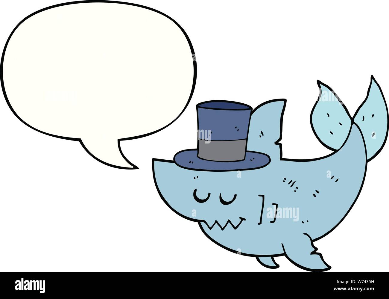 Cartoon shark wearing top hi-res stock photography and images - Alamy