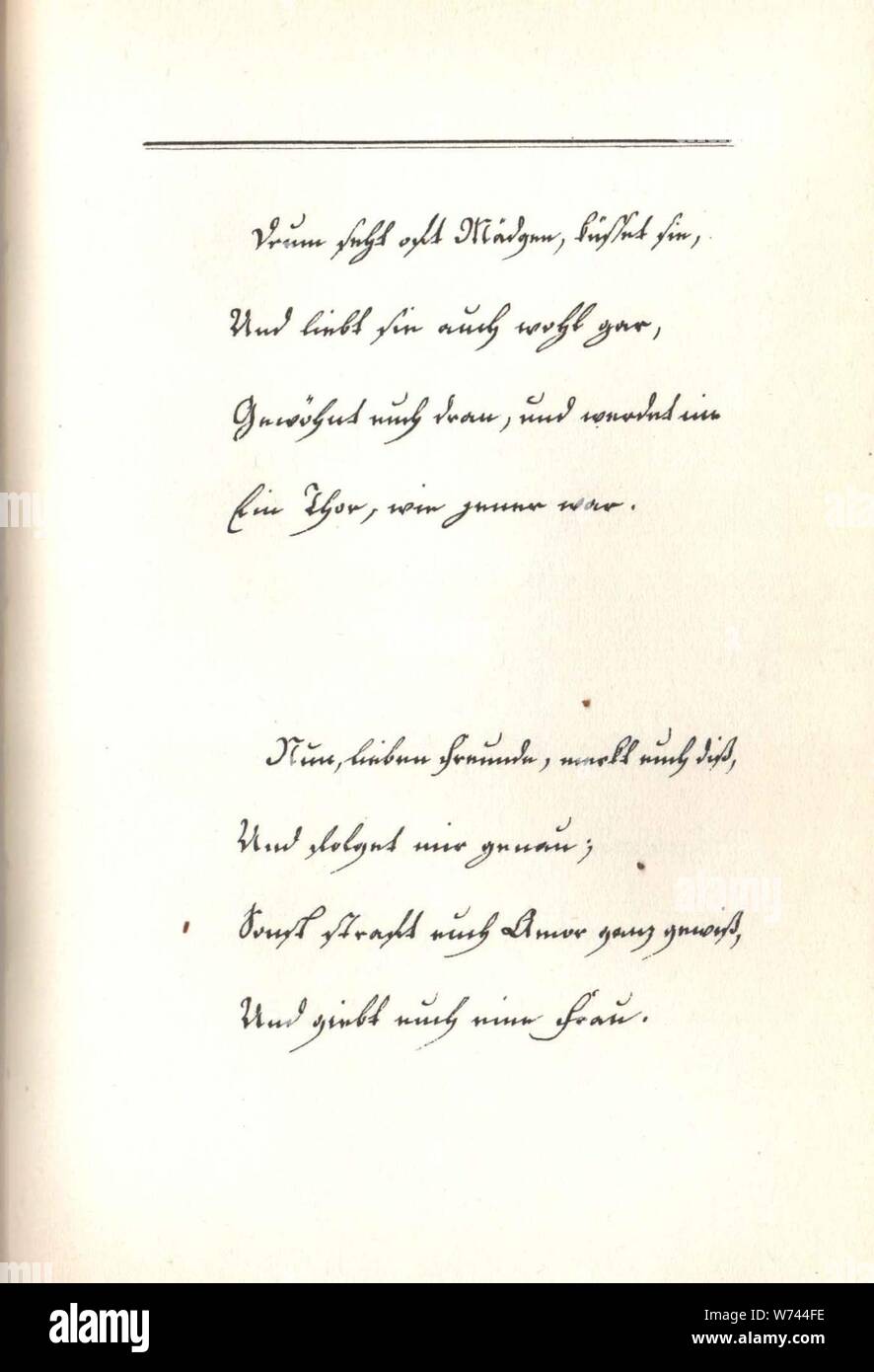 Annette manuskript hi-res stock photography and images - Alamy