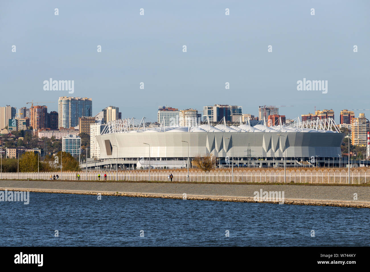 Russia, Rostov-on-Don - August 20, 2017: Football stadium Rostov Arena ...