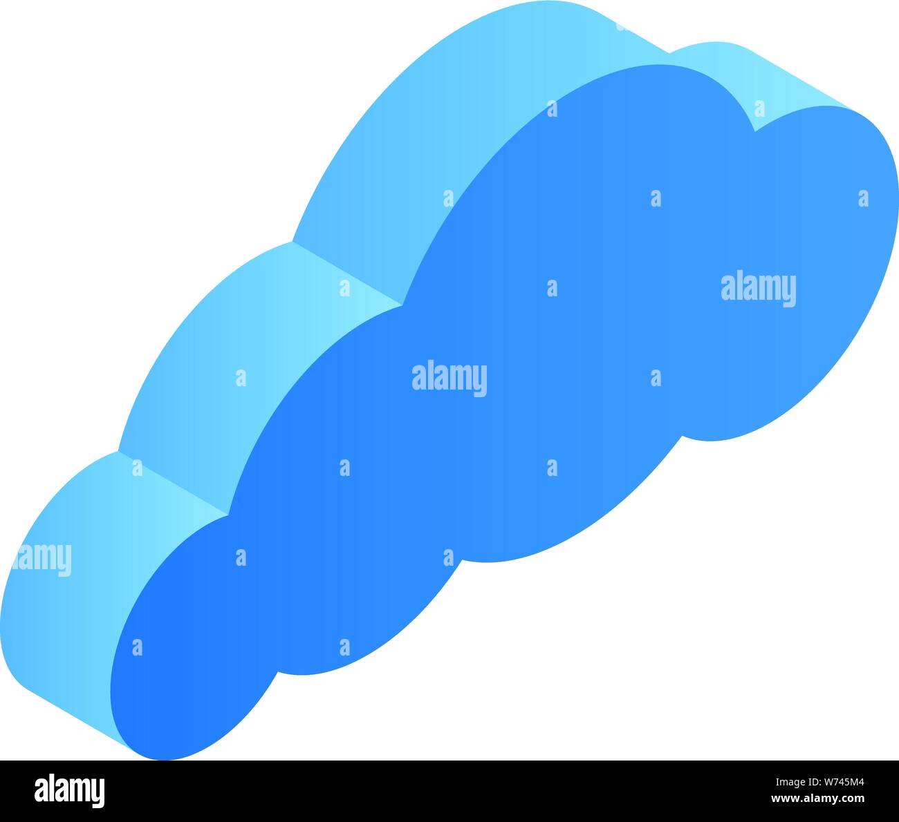 Data cloud icon, isometric style Stock Vector Image & Art - Alamy