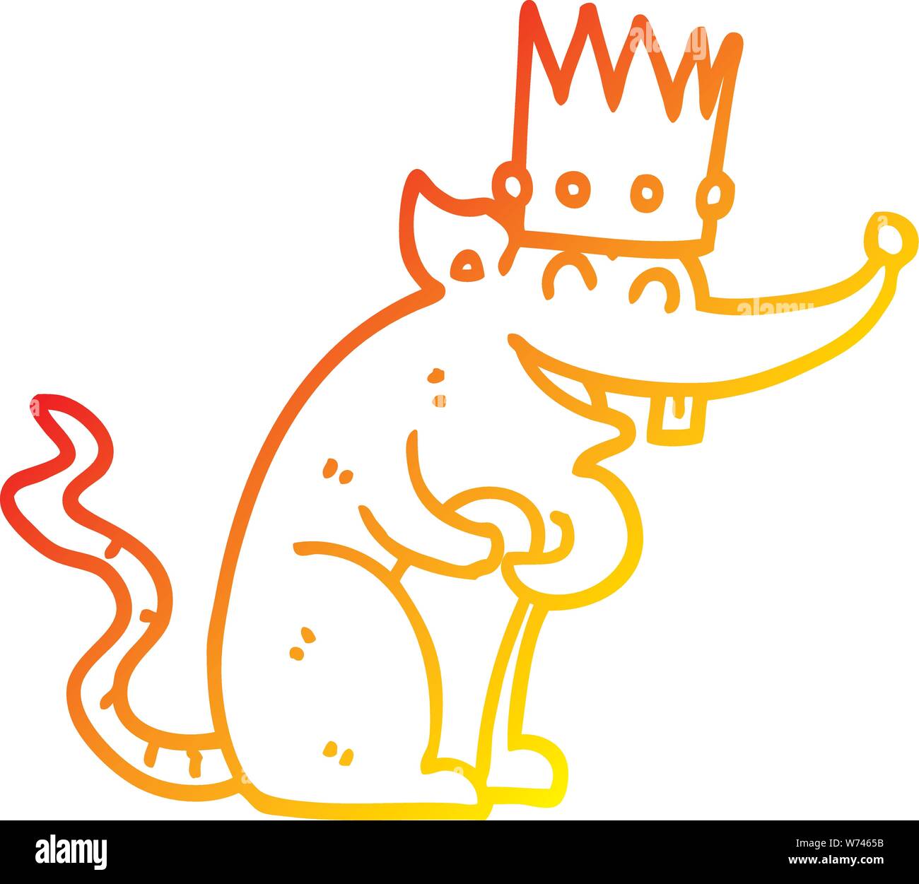 Rat King Drawing
