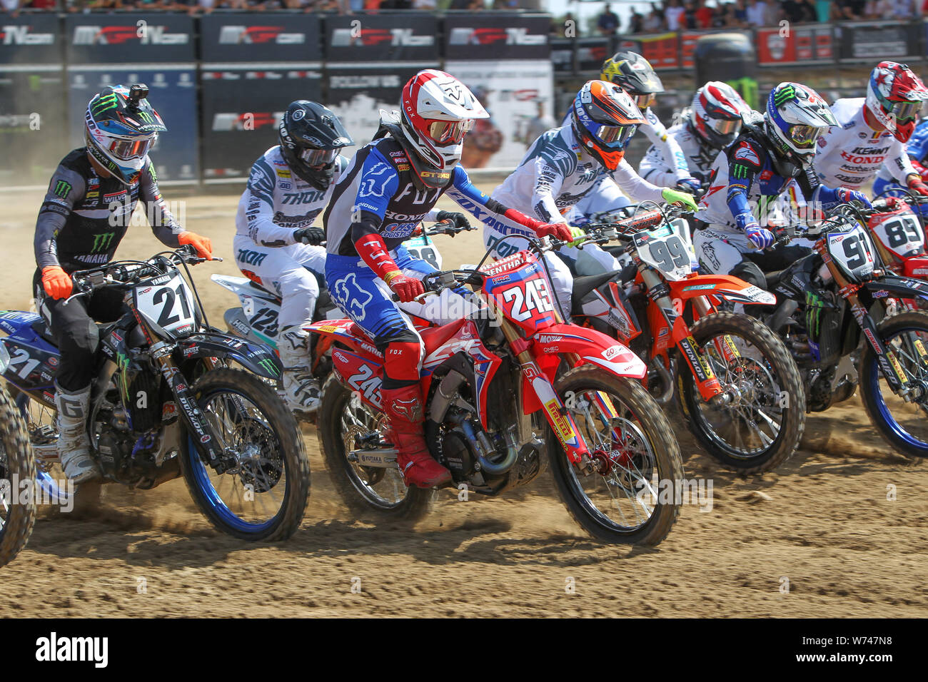 4 augustus 2019 Lommel, Belgium FIM Motocross World Championship 2019 ...
