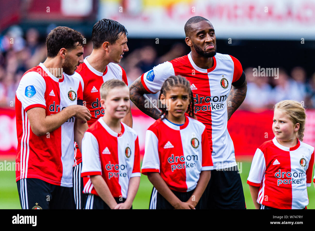4 augustus 2019 Rotterdam, The Netherlands Soccer Dutch Eredivisie ...