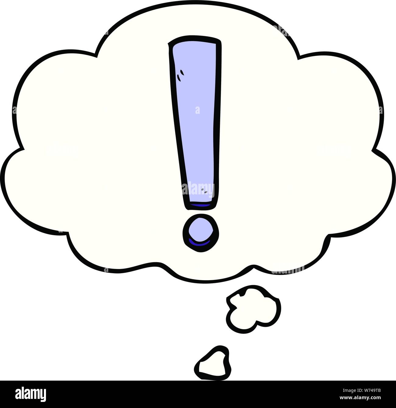 Exclamation Mark Cartoon