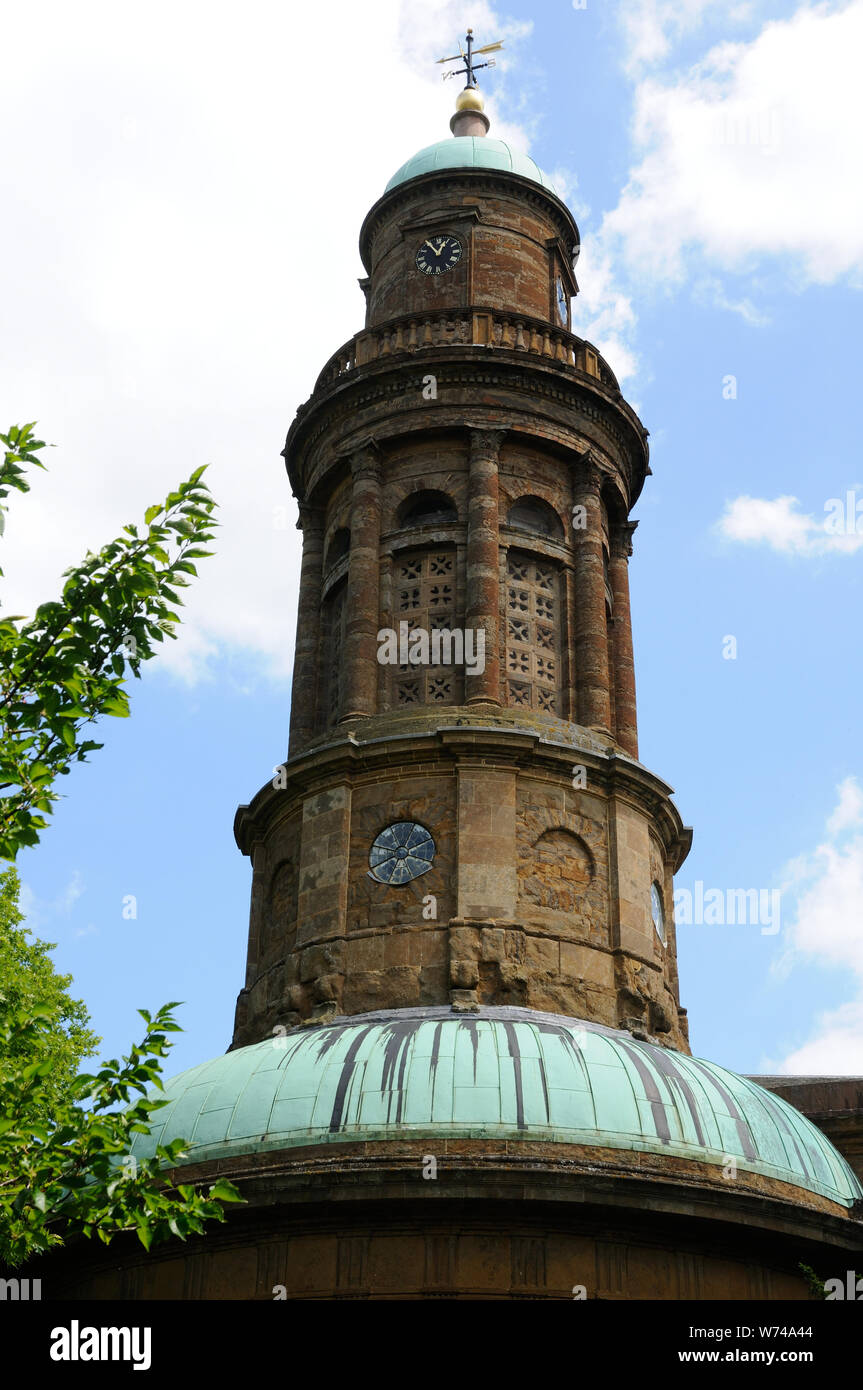 St Mary's Church, Banbury, Oxfordshire dates to 1790 with a tower and ...