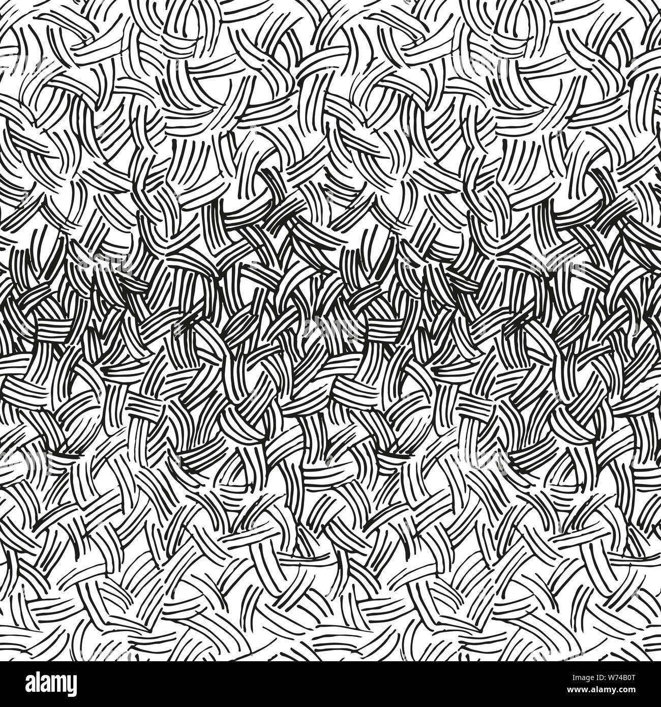 Hand drawn graphic texture. Seamless pattern. Made in vector Stock ...