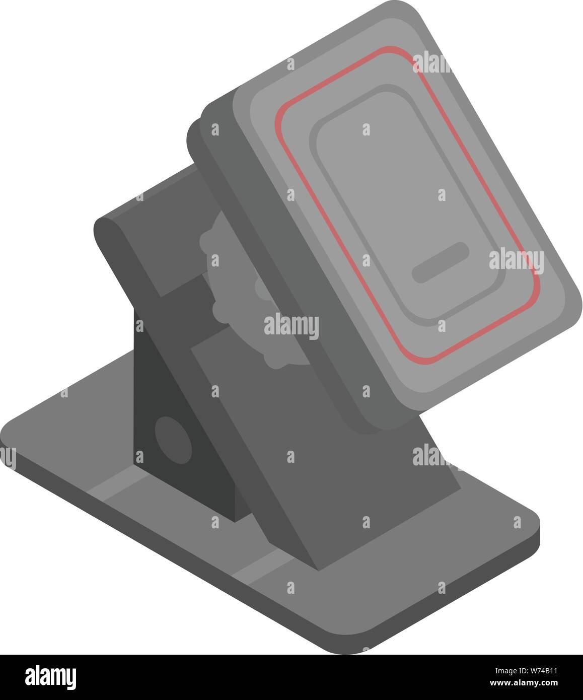 Car mobile phone holder Stock Vector Images - Alamy