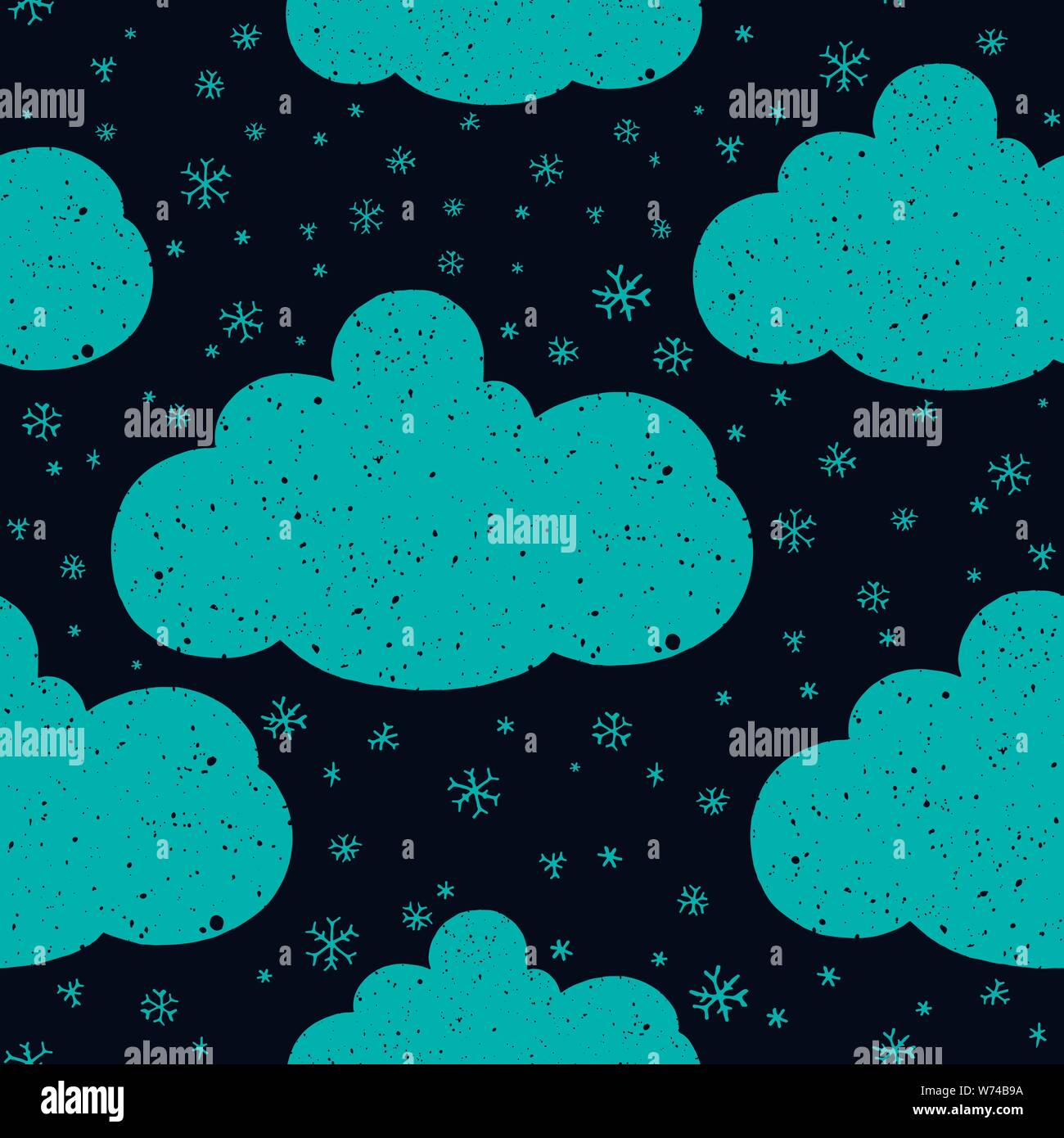 Snow clouds background Stock Vector Images - Alamy