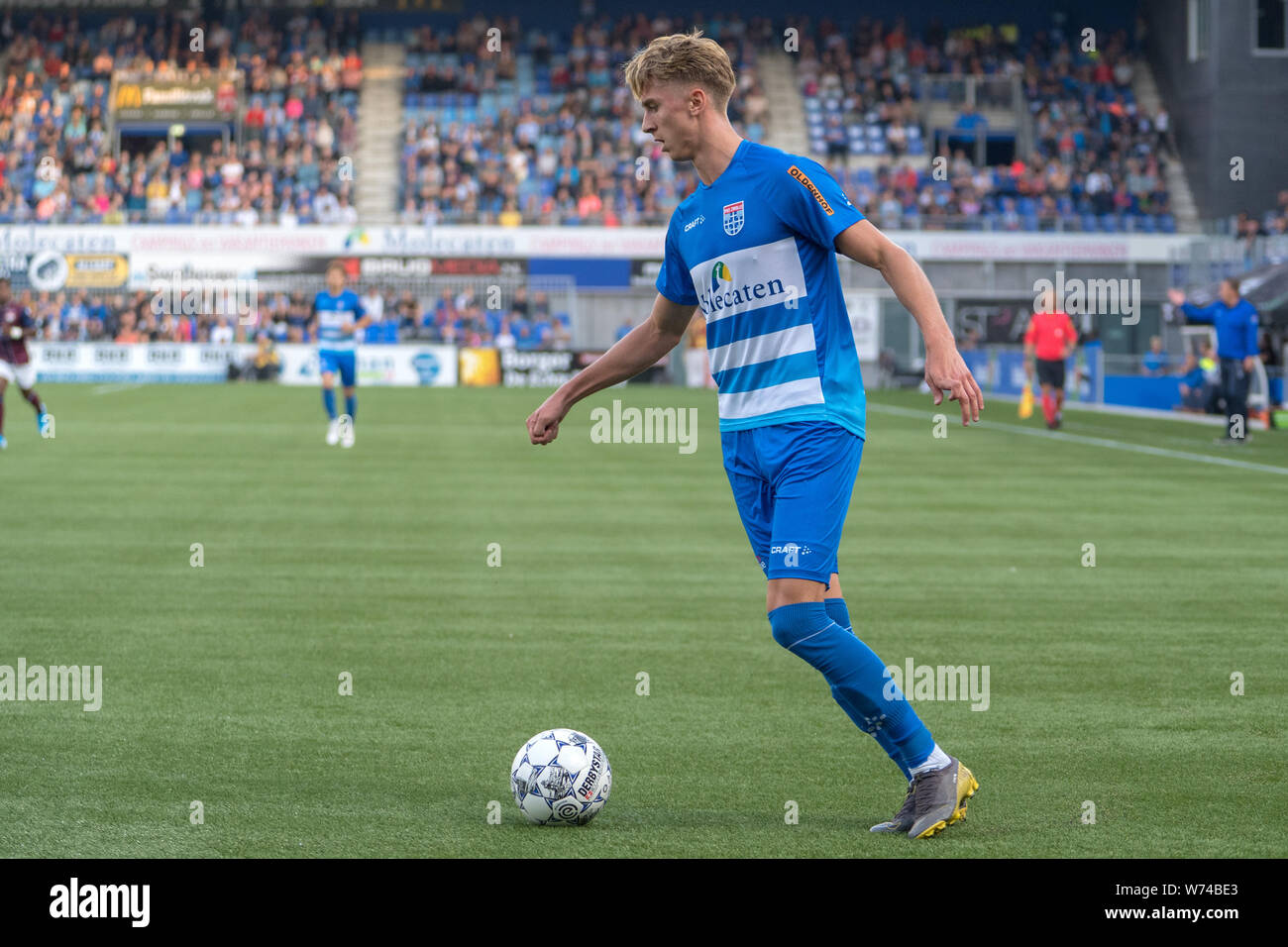 2 augustus 2019 Zwolle, The Netherlands Soccer Dutch Eredivisie PEC ...