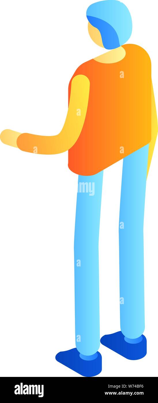 Man modern manager icon, isometric style Stock Vector Image & Art - Alamy