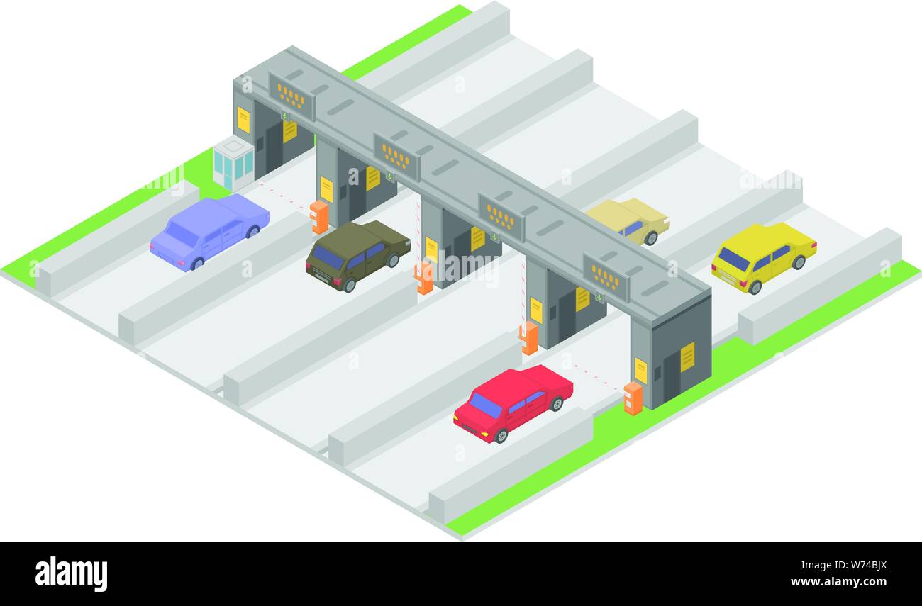 Autobahn icon, isometric style Stock Vector Image & Art - Alamy