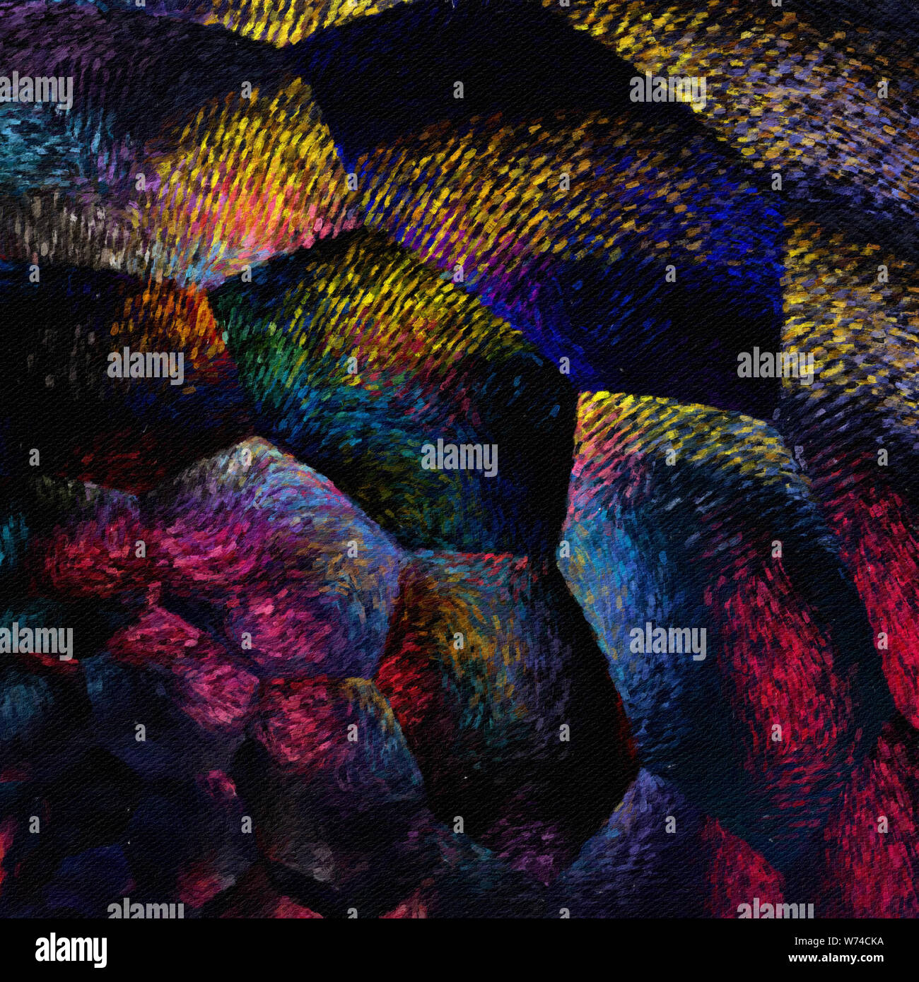 Abstract modern art pattern for creating cloth and fabric decor ...