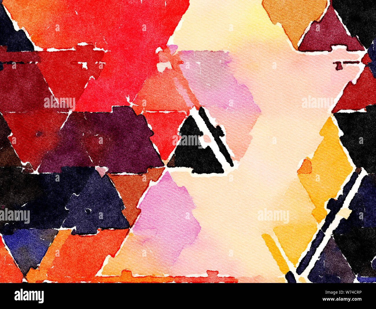 Abstract modern art pattern for creating cloth and fabric decor ...