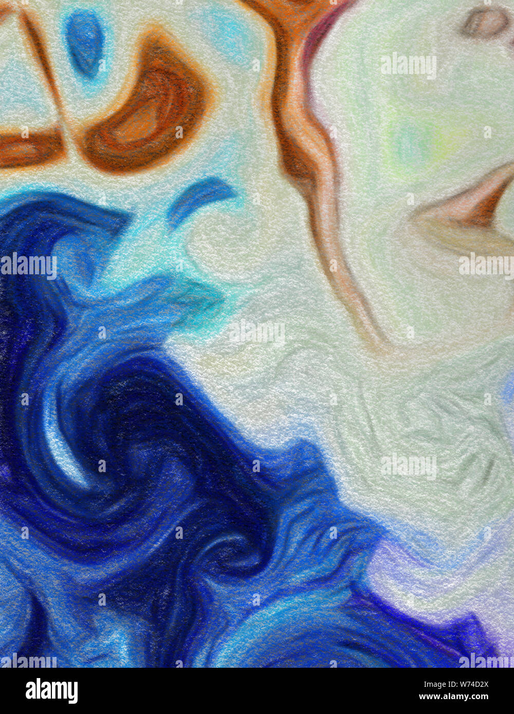 Abstract modern art pattern for creating cloth and fabric decor ...