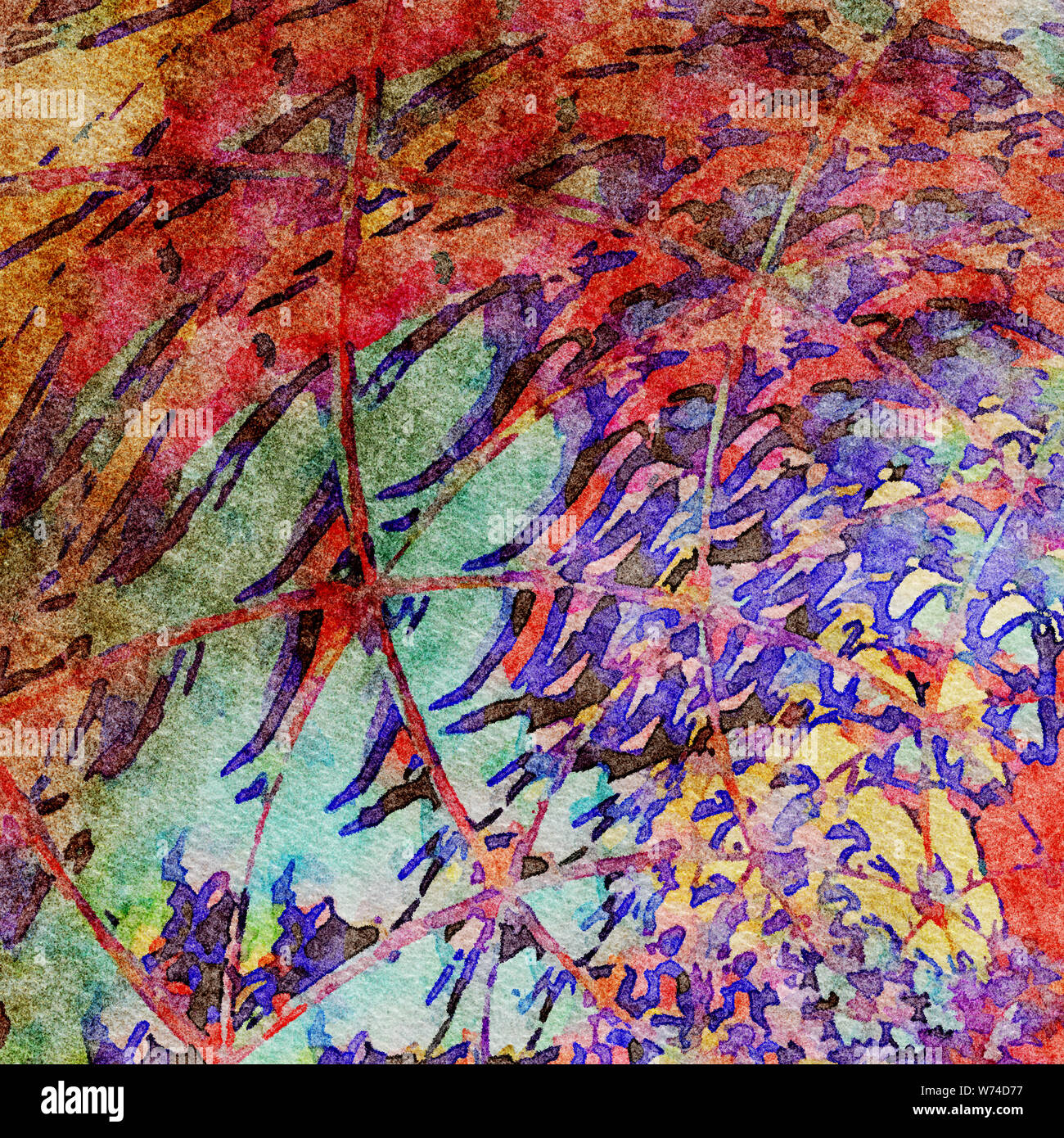 Abstract modern art pattern for creating cloth and fabric decor ...